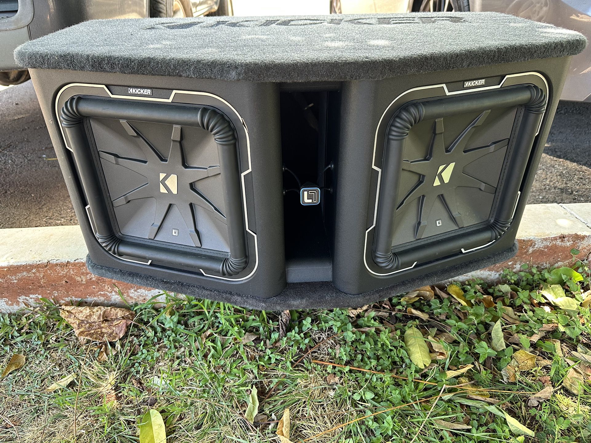 For Sale Dual 12 In. Kicker L7 Subs Comes With Kicker Box for Sale in ...