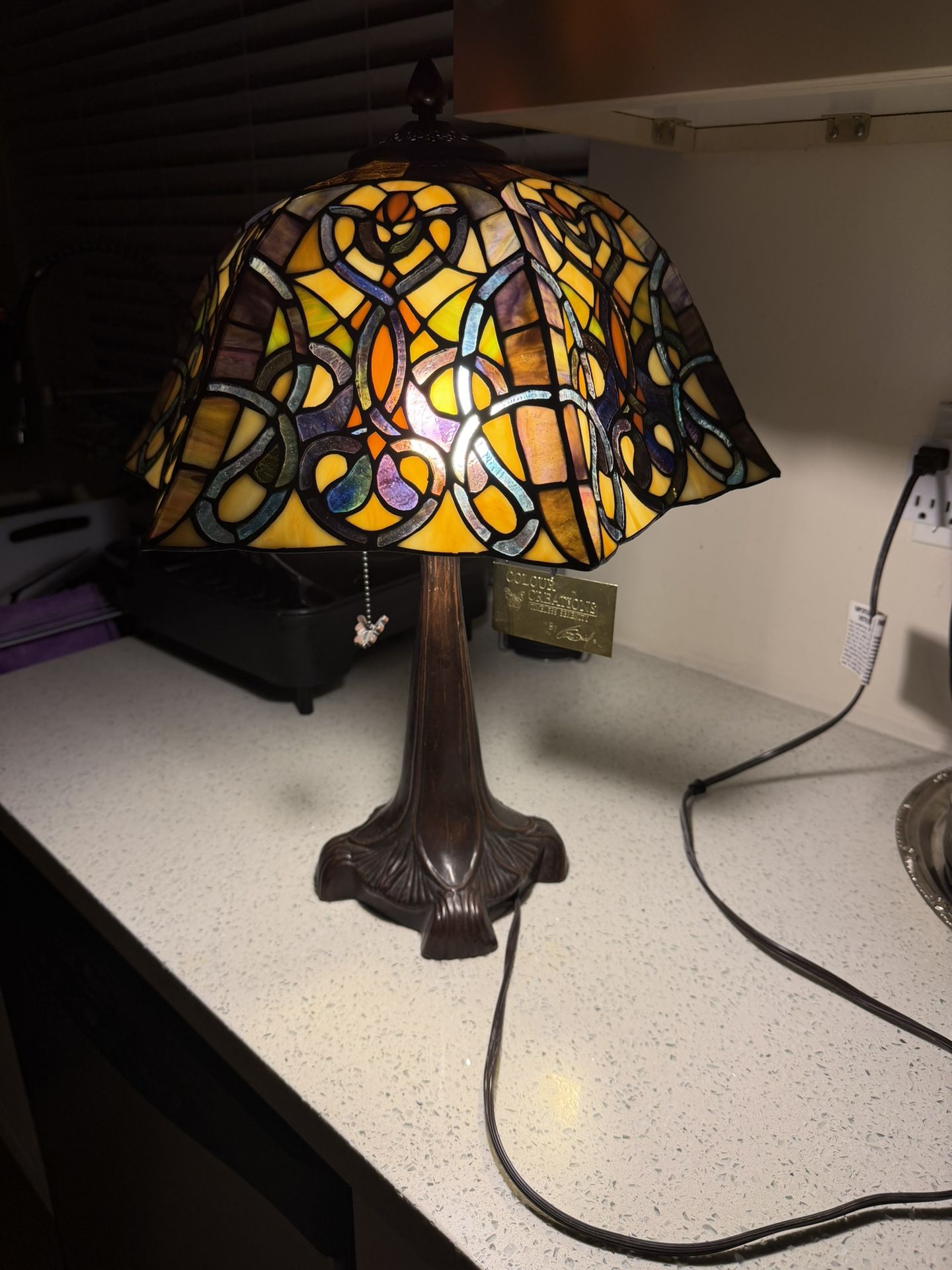 Colour Creations Timeless Serenity by Tania Bricel Table Lamp for Sale ...