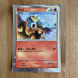 Shiny Entei Card