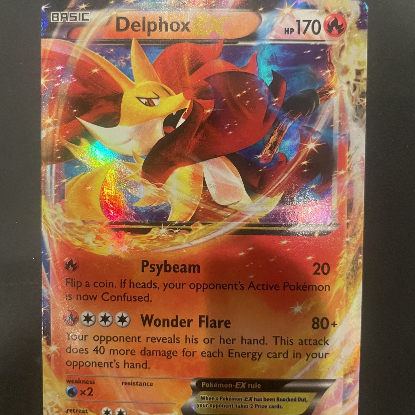 Delphox Shiny Card
