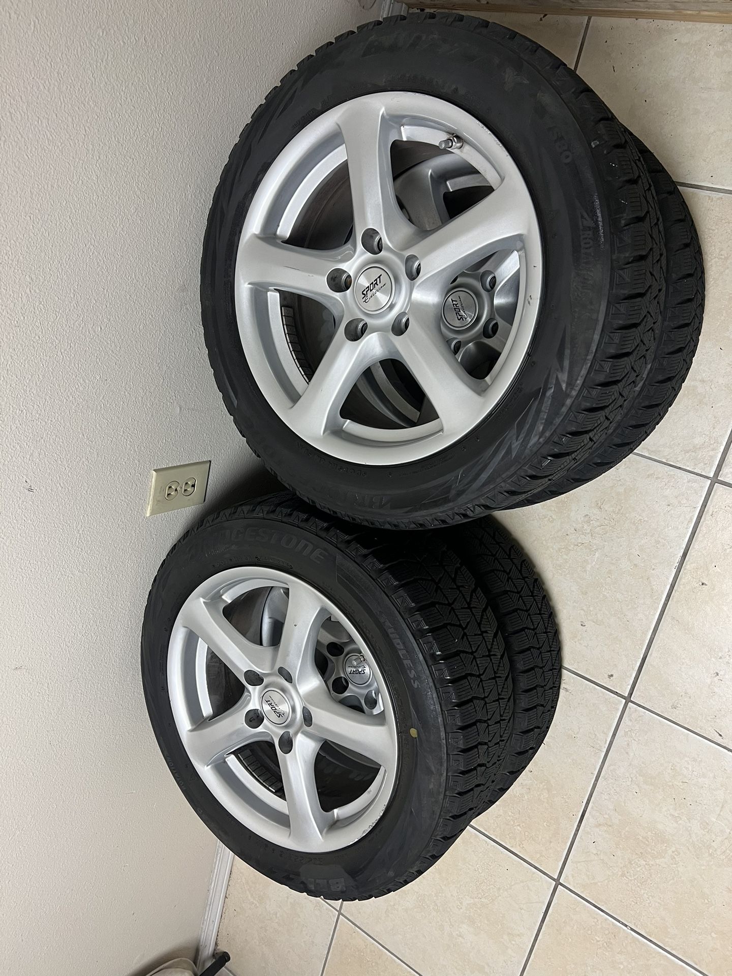 Bridgestone Blizzak - Winter Tires & Sport Edition Wheels for Sale in ...
