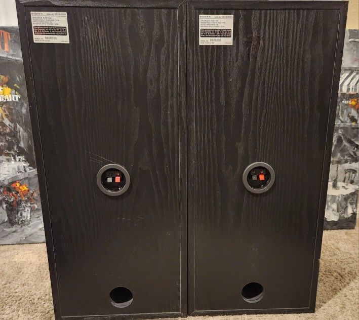 Sony SS-B3000 Bookshelf Speakers (Pair, Black) for Sale in Las Vegas ...