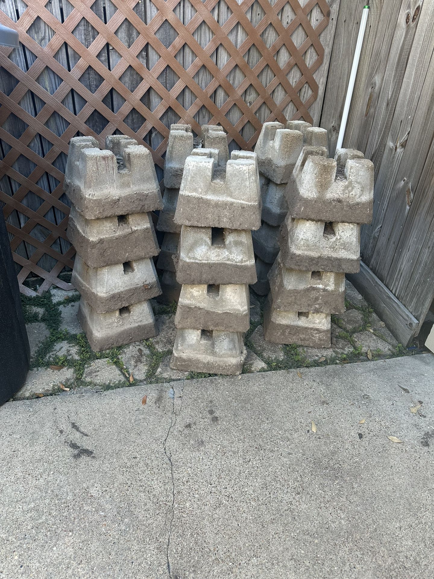 20 Concrete Deck Pier Blocks for Sale in Katy, TX - OfferUp