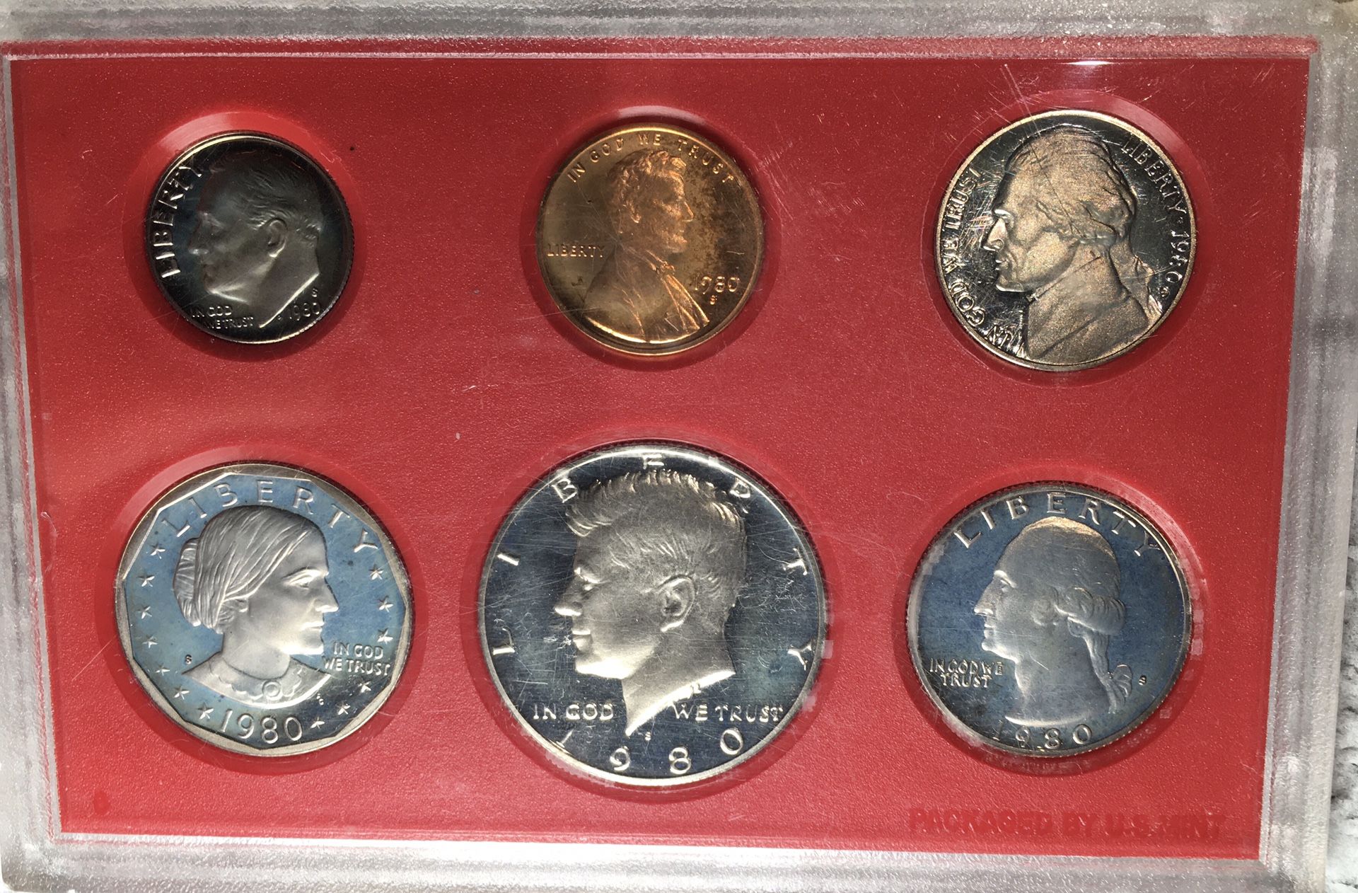 1980 “S” Proof 6 Coin Set for Sale in Kent, WA - OfferUp