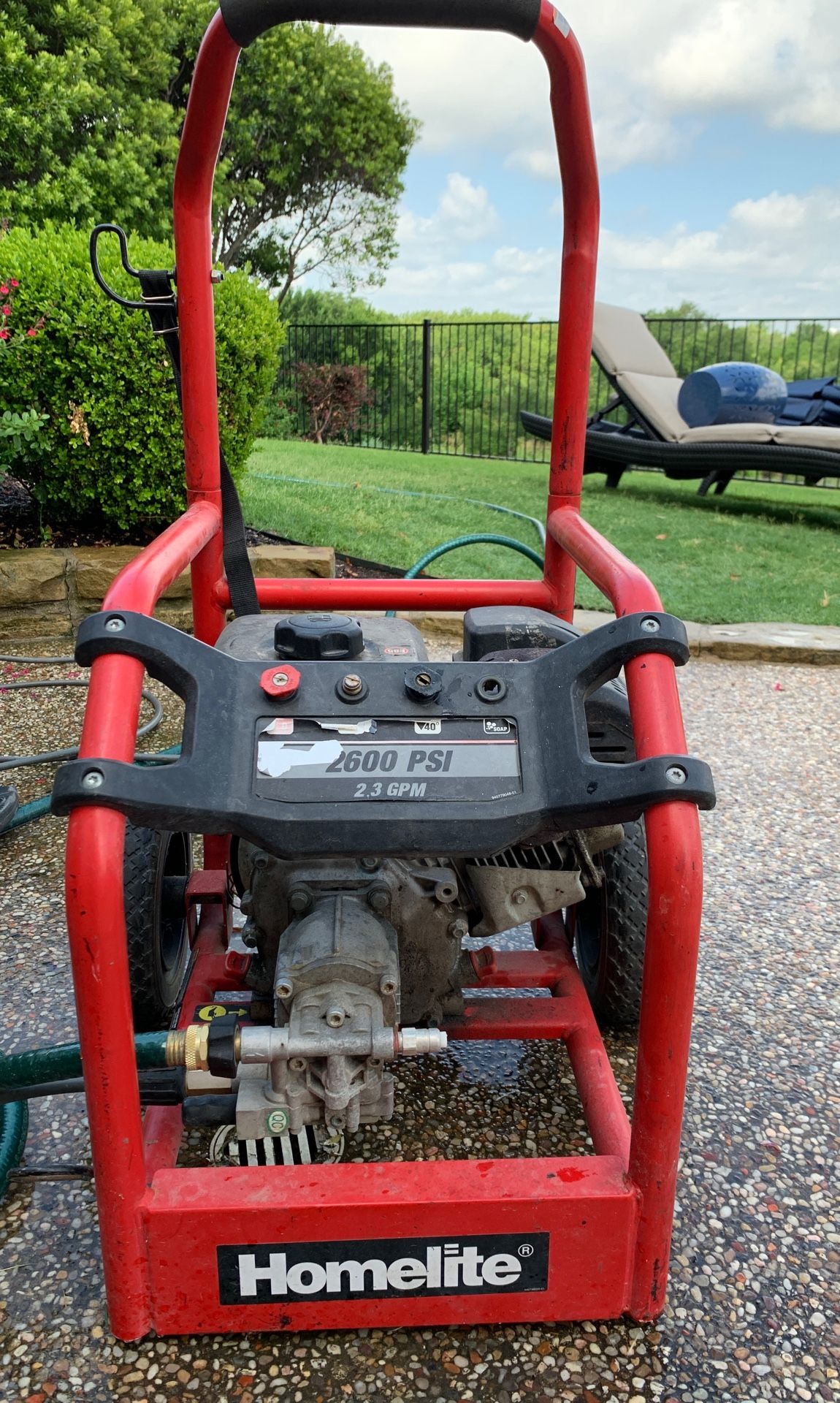 Homelite 2600 PSI pressure washer for Sale in Frisco, TX - OfferUp