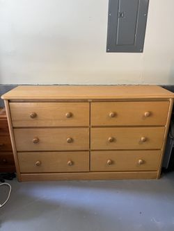 Solid Wood Dresser Vintage Bureau Modern Round Knobs Wardrobe Chest of Drawers for Sale in Seattle WA OfferUp