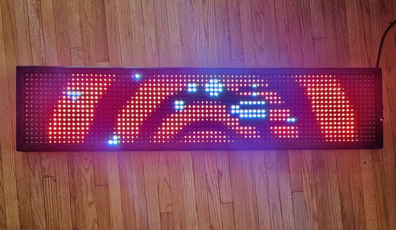 Commercial LED Programmable Scrolling Message Sign (65
