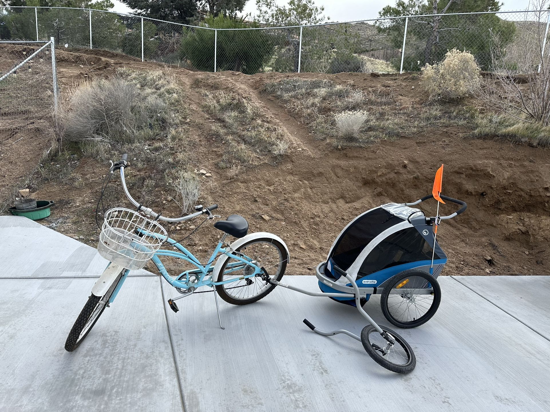 Bike & Trailer for Sale in Apple Valley, CA - OfferUp