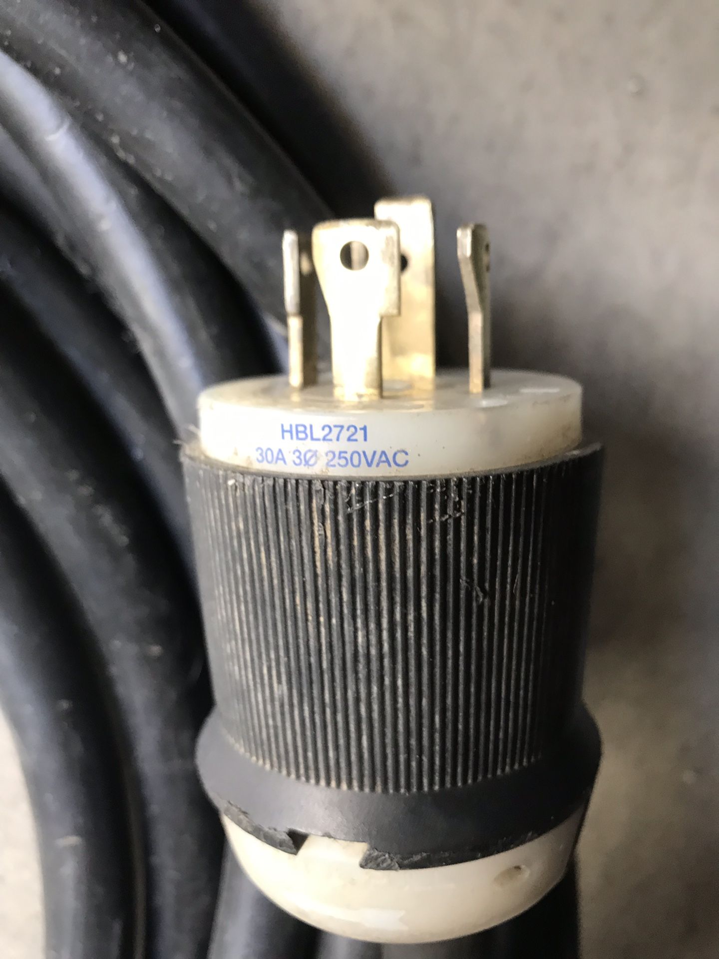 Hubbell - US Made - Twist-Lock 30 AMP / 3 Phase / 250V - 26 Ft. SOOW ...