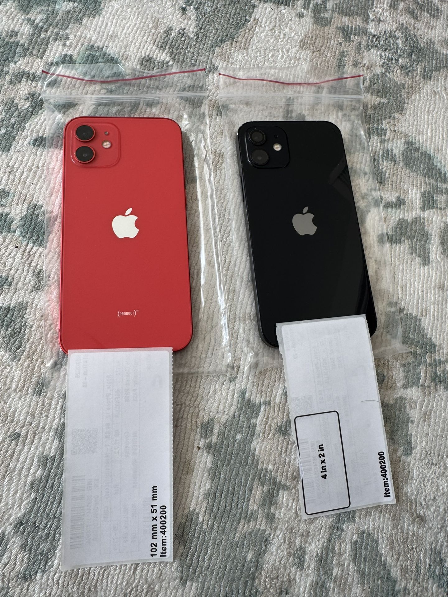 Unlocked Apple iPhone 12 (Red or Black) 64GB - Good Condition for Sale ...