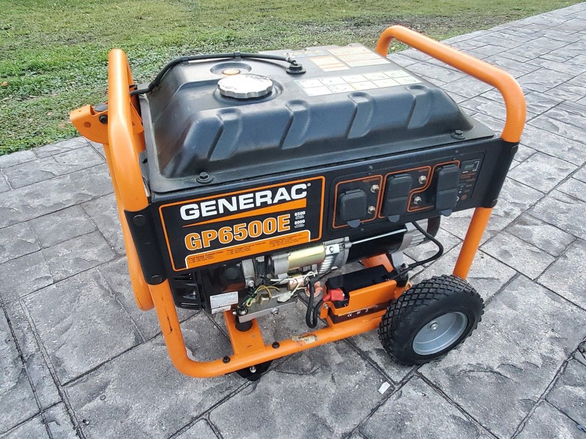 Generac GP6500E generator 8000 starting watt 6500 rv camper for Sale in ...