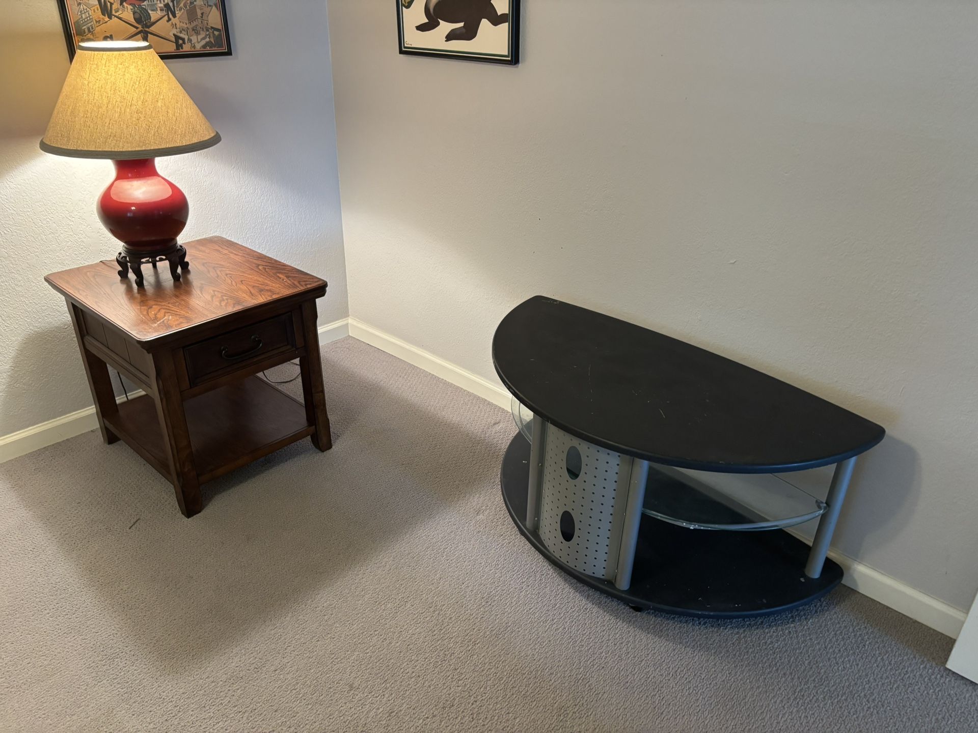 Nightstand N Lamp, TV Stand And Guinness Pics for Sale in Phoenix, AZ ...