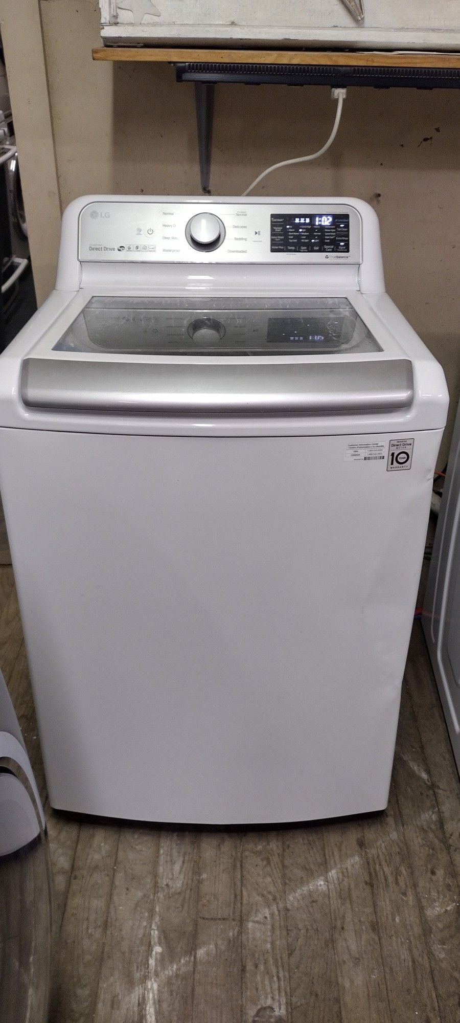 LG Elite White TopLoad Turbo Washer - DOWNLOADABLE FEATURE for Sale in ...