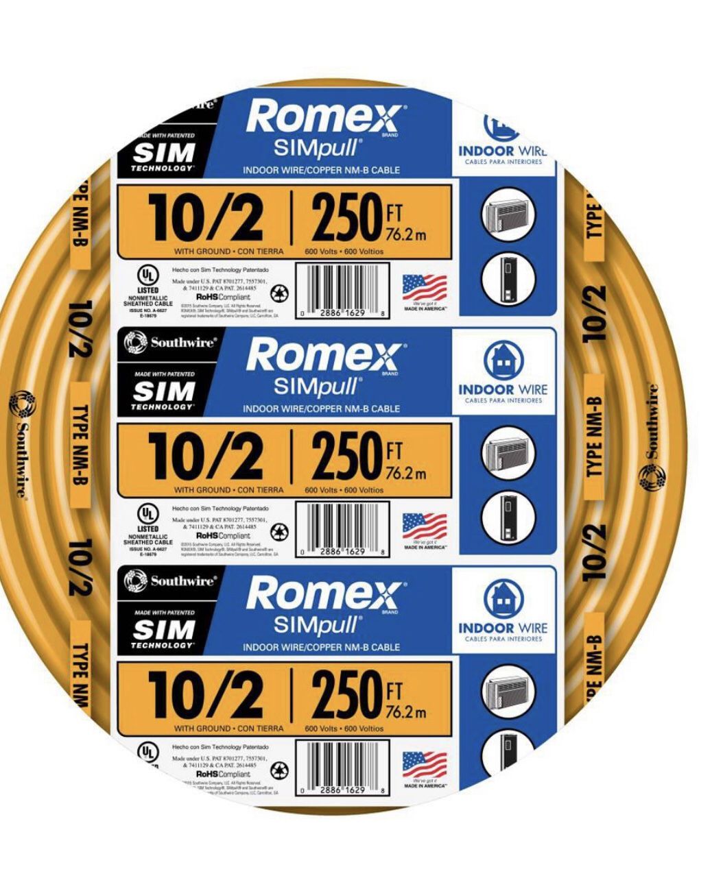 10/2 Romex 250 ft long for Sale in Chandler, AZ - OfferUp