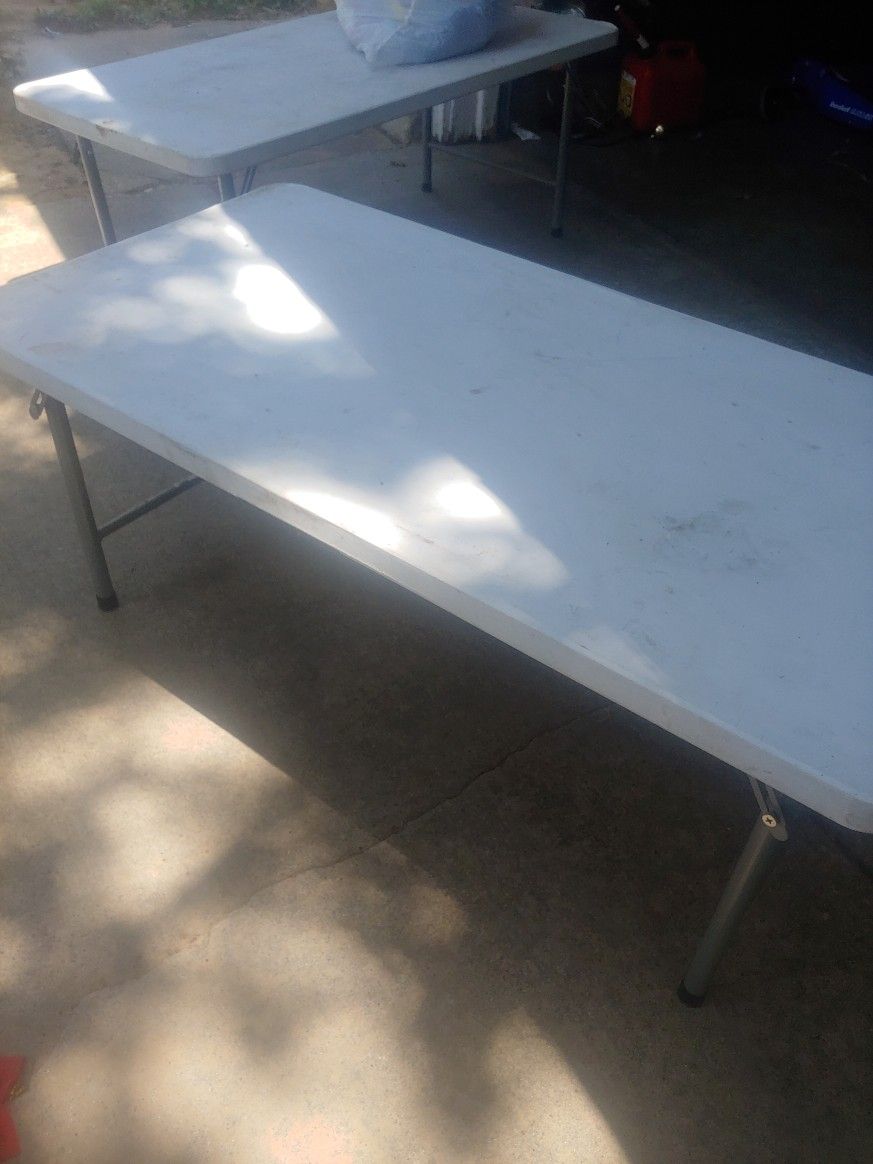 Small Folding Tables. (2) for Sale in Irving, TX - OfferUp