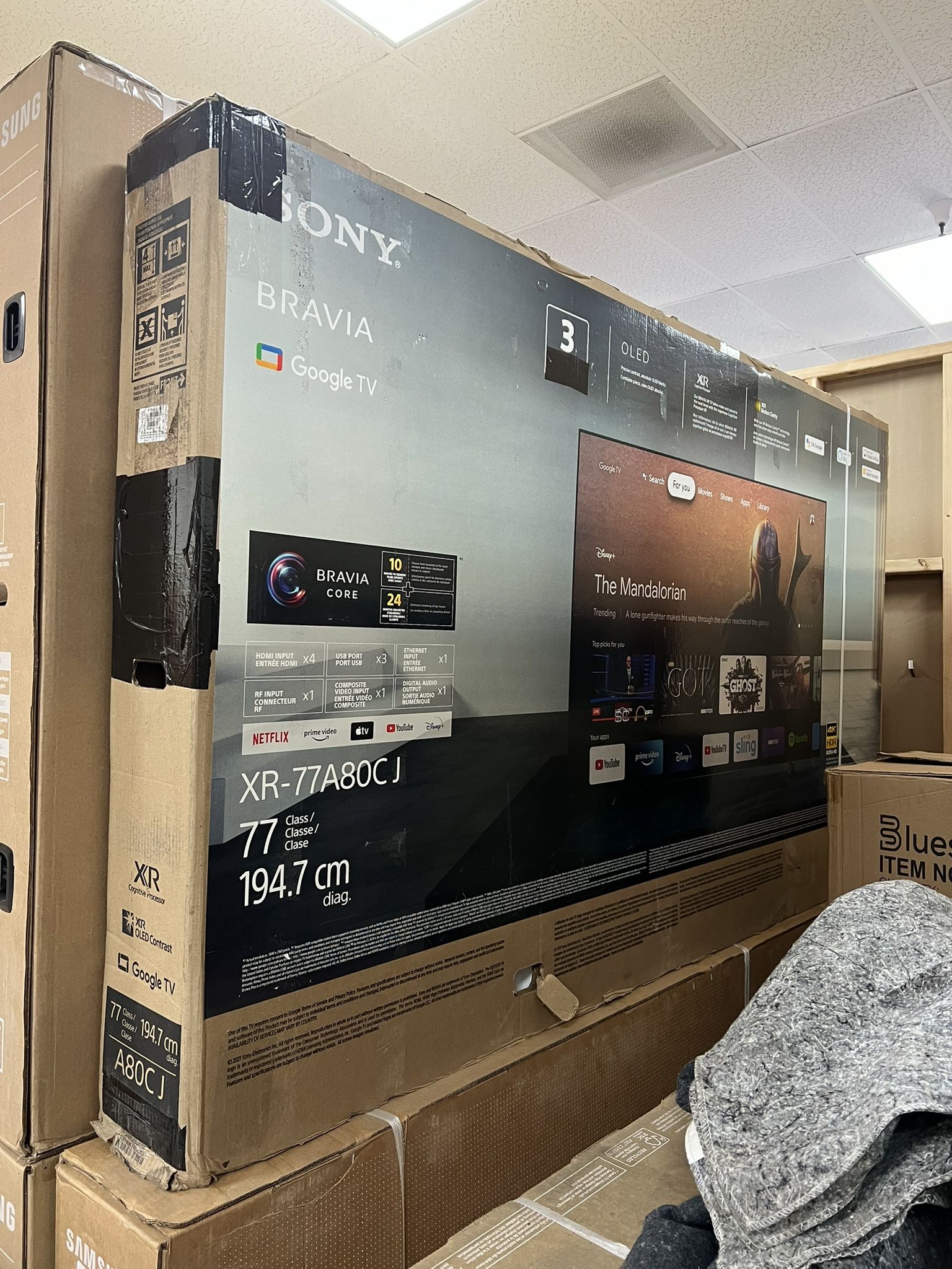 77” Sony Bravia OLED A80J 4K HDR Smart Tv for Sale in Corona, CA - OfferUp