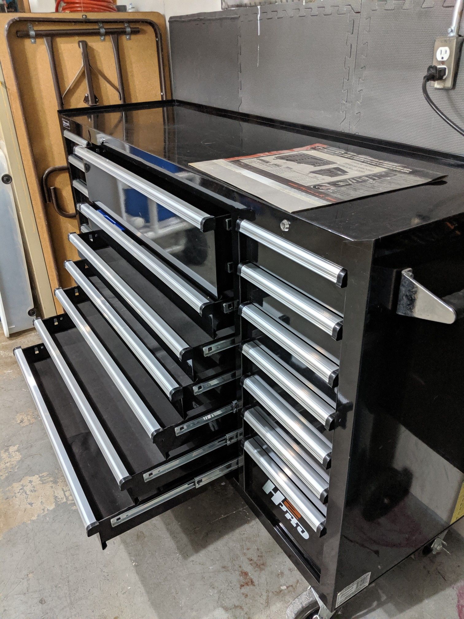 Napa Homak H2Pro Tool Box Workbench 21 Drawer Roller Cabinet for Sale ...