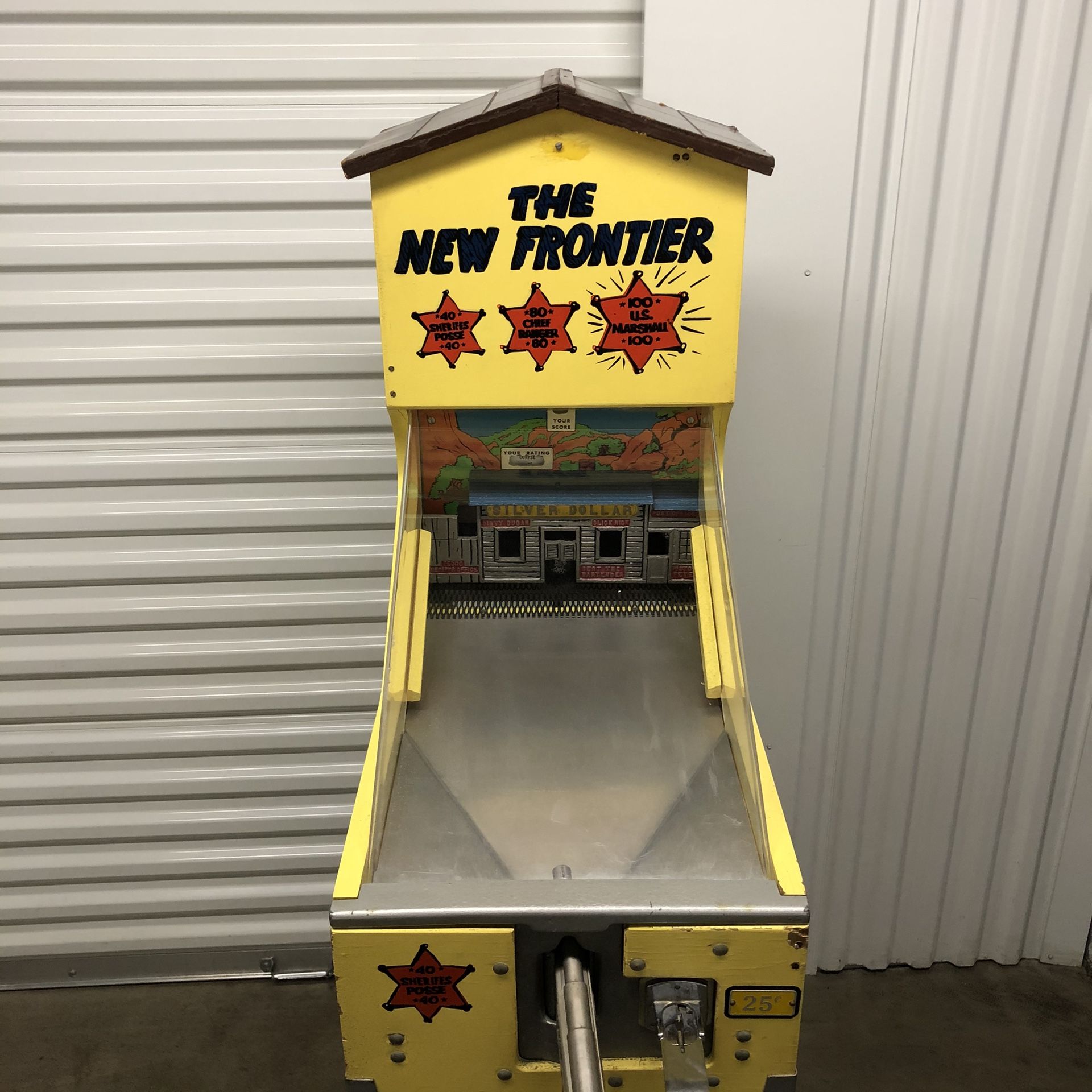 Vintage The New Frontier US Marshall Old West Cowboy Shooting Arcade ...