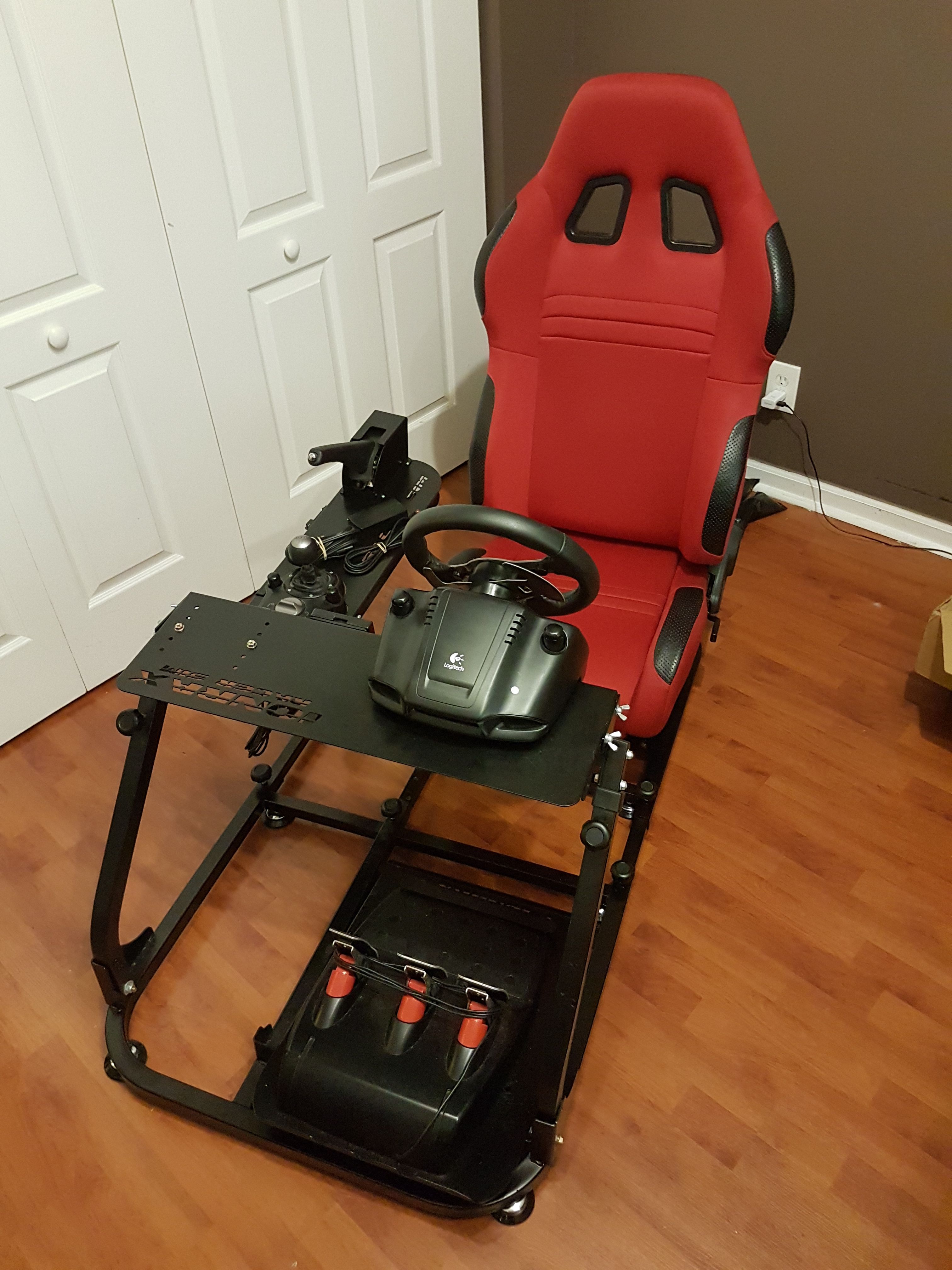Ionrax RS2 Racing Simulator With E-brake! W/Logitech G25