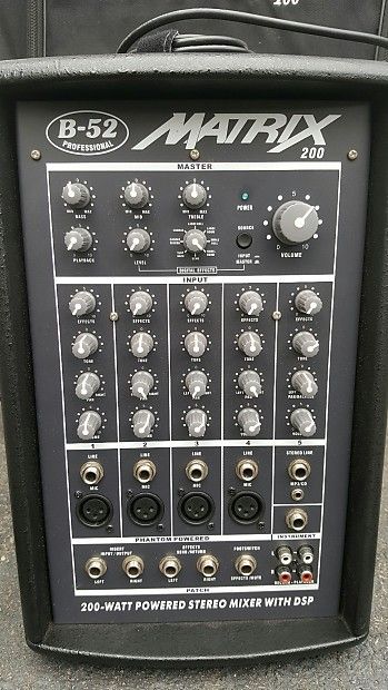 B52 Matrix 200 Pa System $220 OBO for Sale in Los Angeles, CA - OfferUp