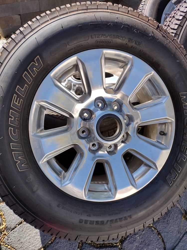 20" Ford F250 Super Duty Platinum Stock Wheels Tires LIKE NEW! for Sale ...