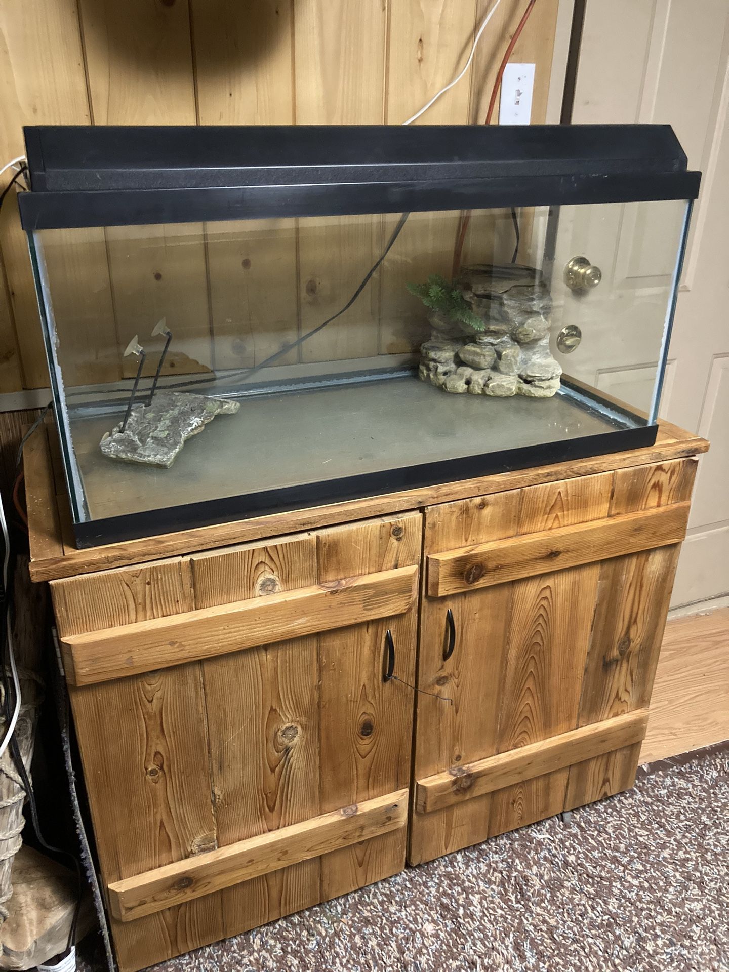 48 Gallon Turtle Tank With Stand And Waterfall for Sale in Phelan, CA ...