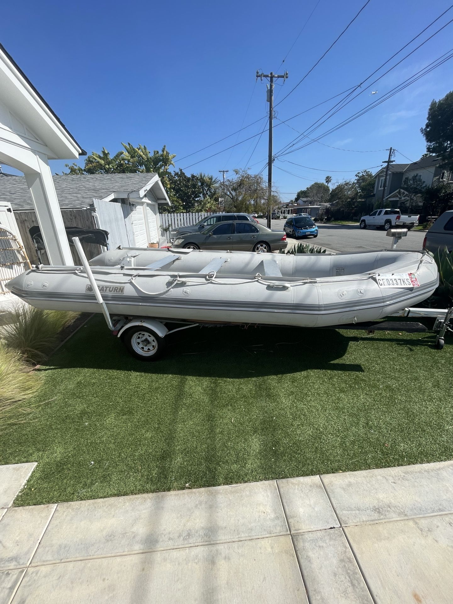 16 Foot Inflatable Boat for Sale in Costa Mesa, CA - OfferUp