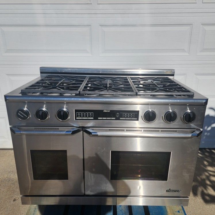 Used Pro Dacor 48" Epicure Series Dual Fuel Stainless Steel Range ...