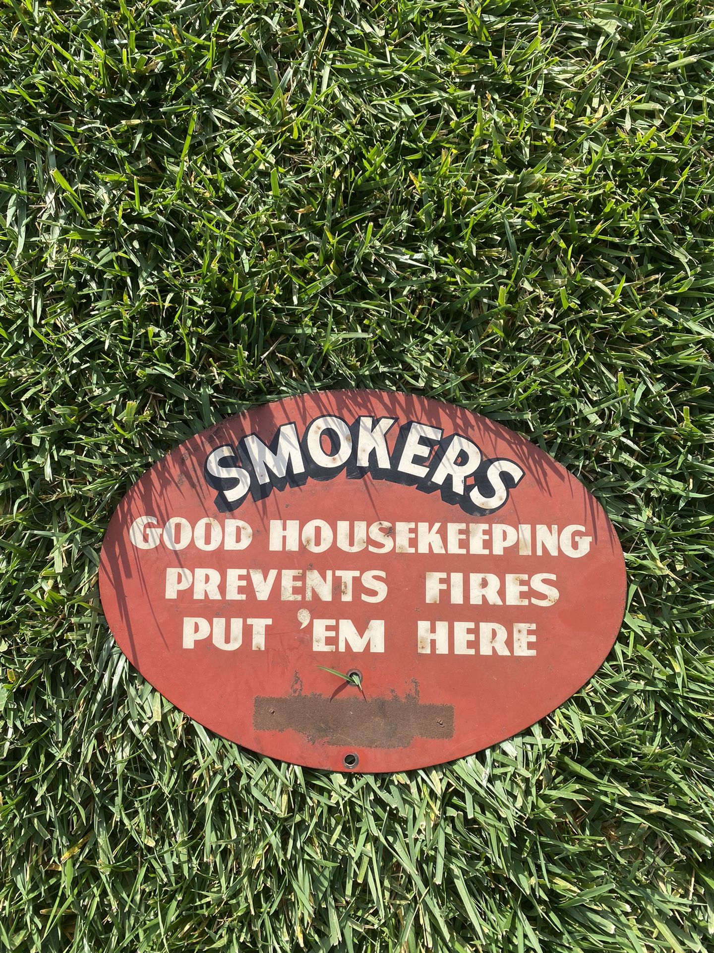 Vintage / Smokers Ash Tray Sign for Sale in Hacienda Heights, CA - OfferUp
