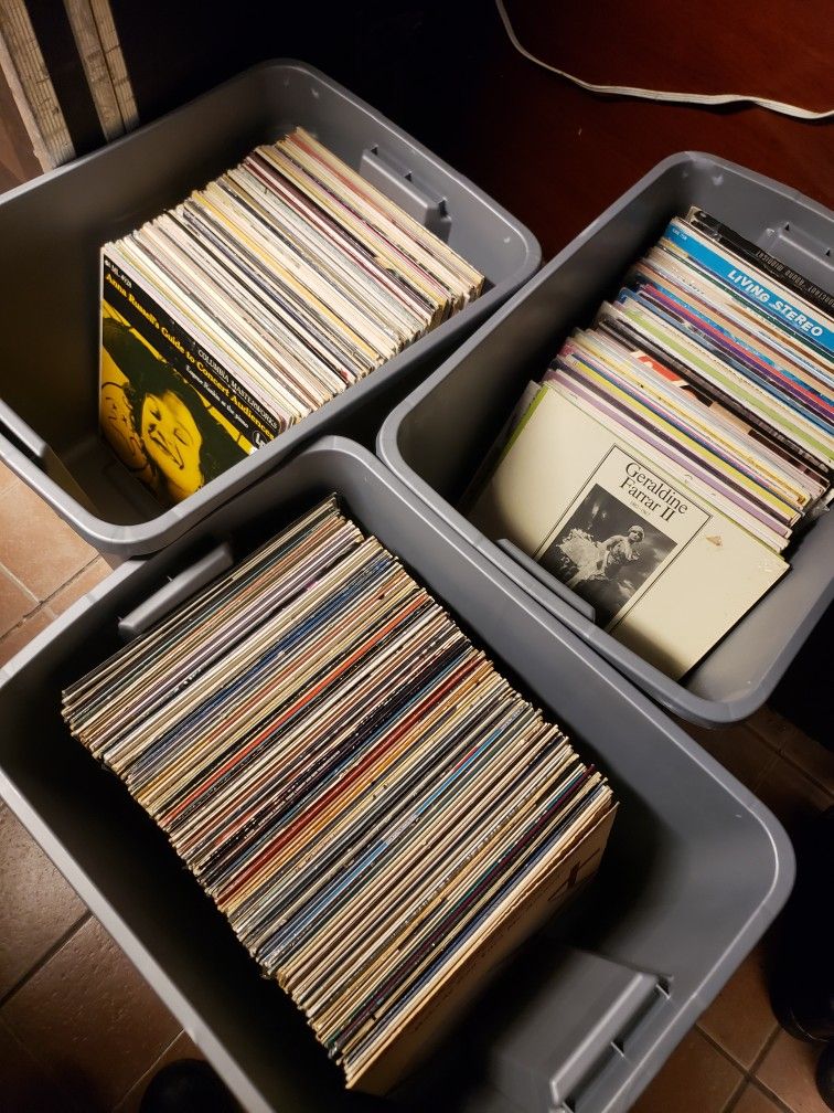 3 LARGE TUBS OF GENERIC VINYL RECORDS for Sale in Bell Gardens, CA ...