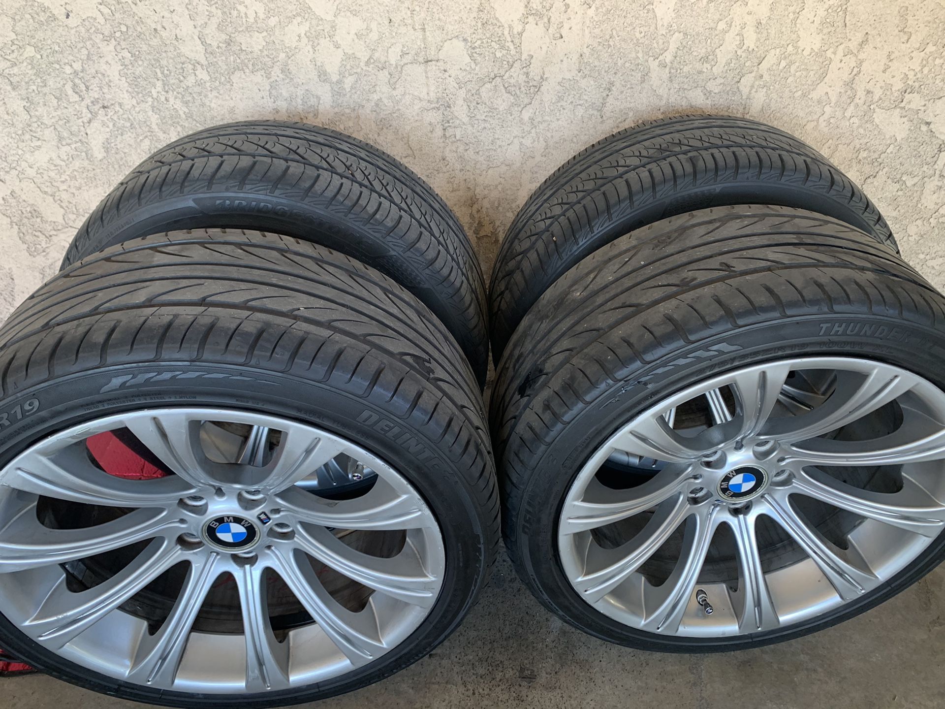 OEM BMW E60 M5 WHEELS WITH TIRES for Sale in Los Angeles, CA - OfferUp