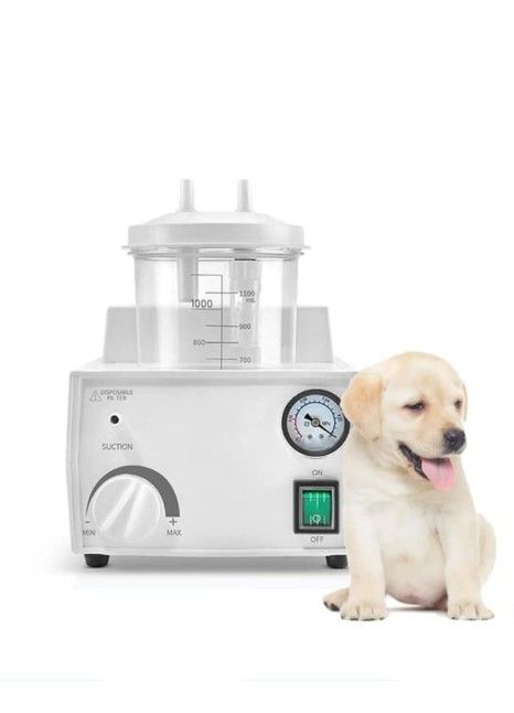 RHDUFOGBQFI Portable Veterinary Suction Machine 1000mL for Home Care ...