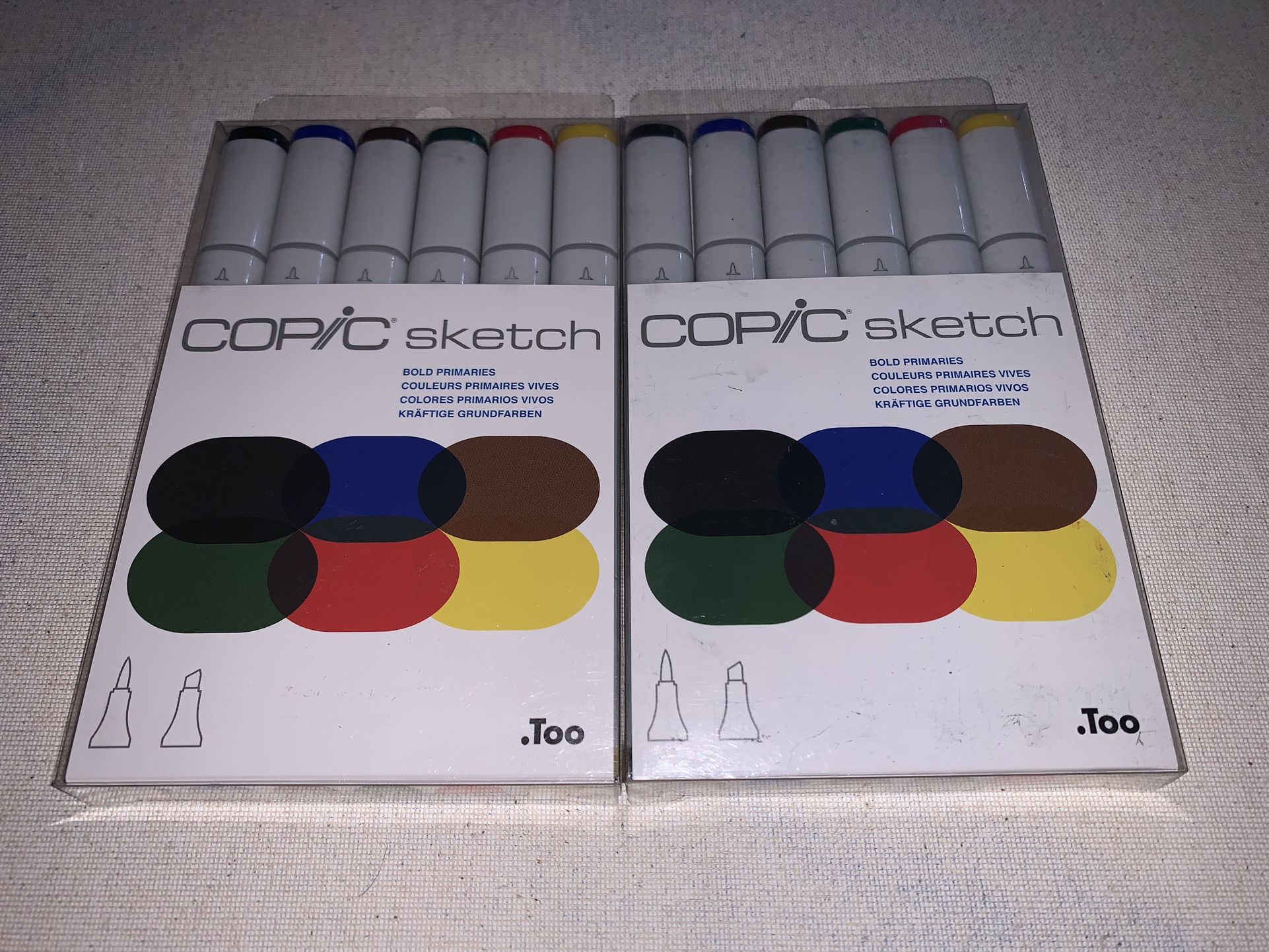 Lot Of 2 Copic Sketch Marker Set - Bold Primaries, 6 Count for Sale in Santa Ana, CA - OfferUp