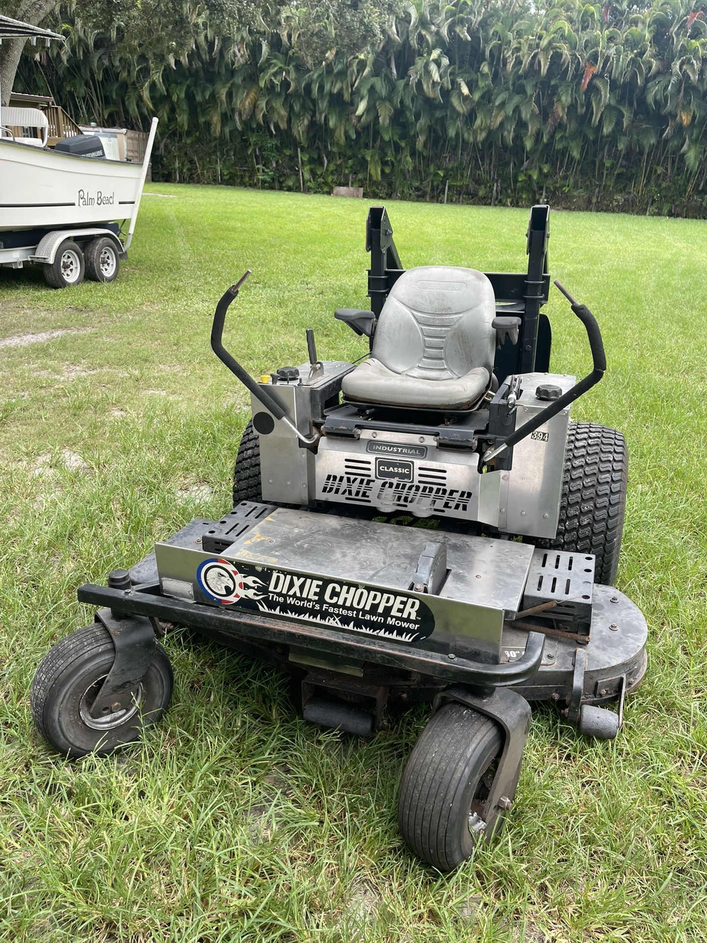 60 Inch Dixie Chopper Sit Down Riding Mower Commercial Lawnmower for ...