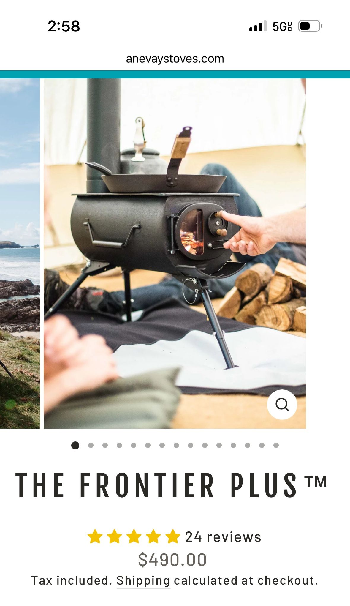 Anevay Frontier Stove - In The Box Brand New for Sale in Addison, TX ...