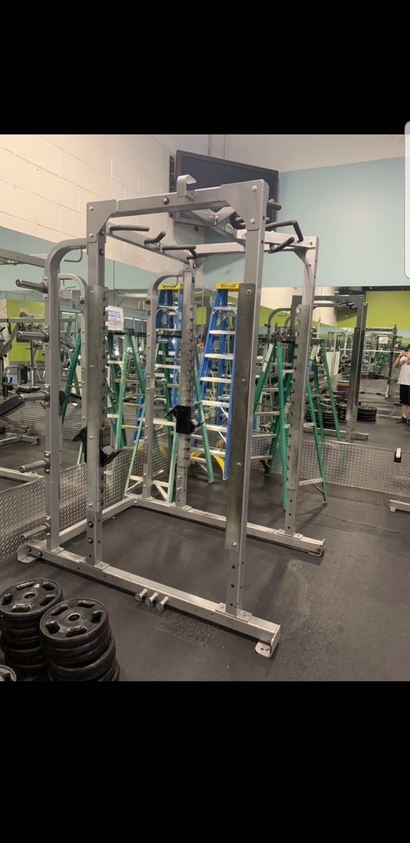 Commercial Hammer Strength Power Rack!! Extremely Heavy Duty!! Gym ...
