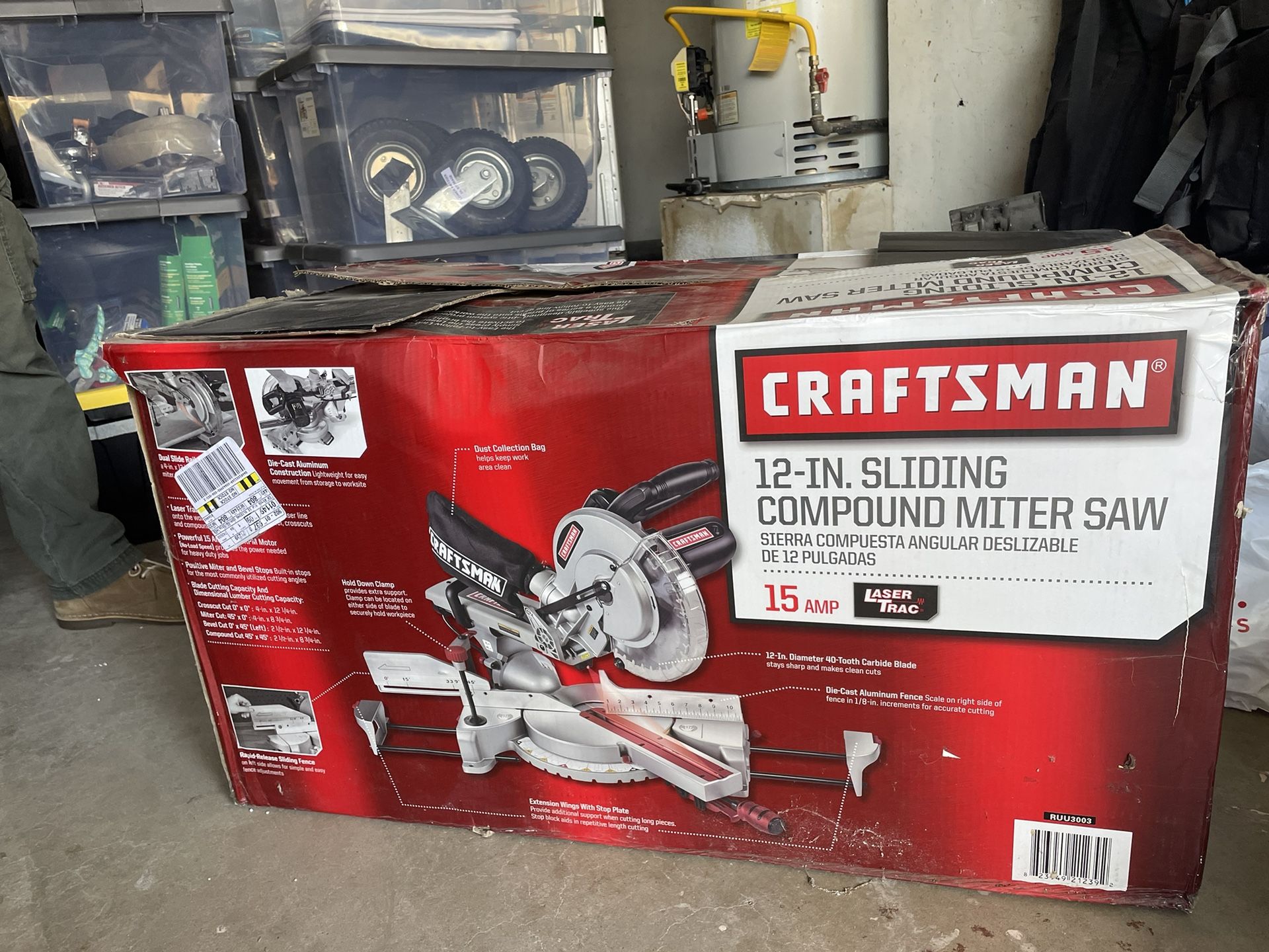 craftsman 12 Inch Sliding Compound Miter Saw for Sale in La Mirada, CA - OfferUp