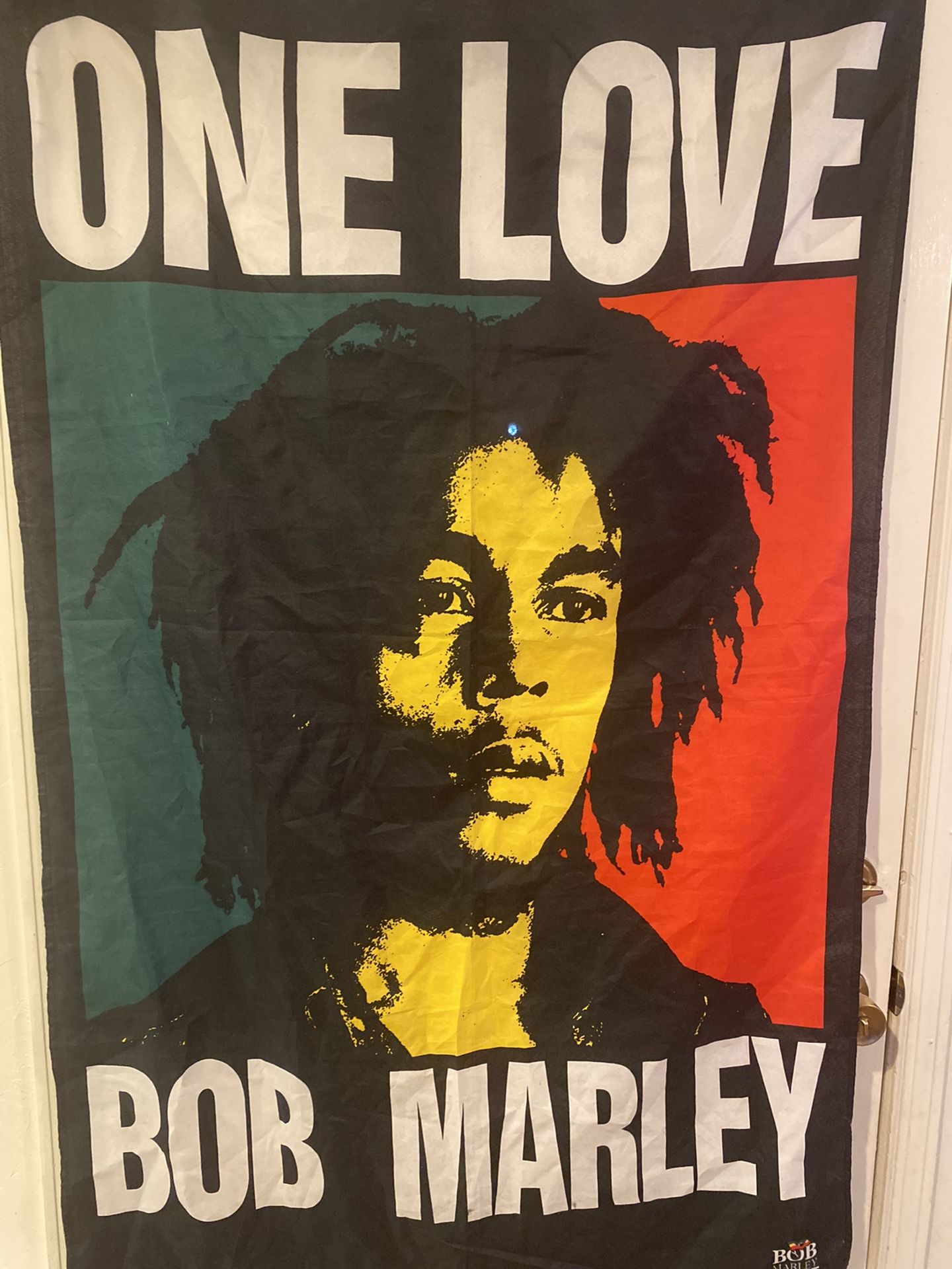 Bob Marley flag one love made in Italy Rasta Reggae Rastafarian Jamaica ...