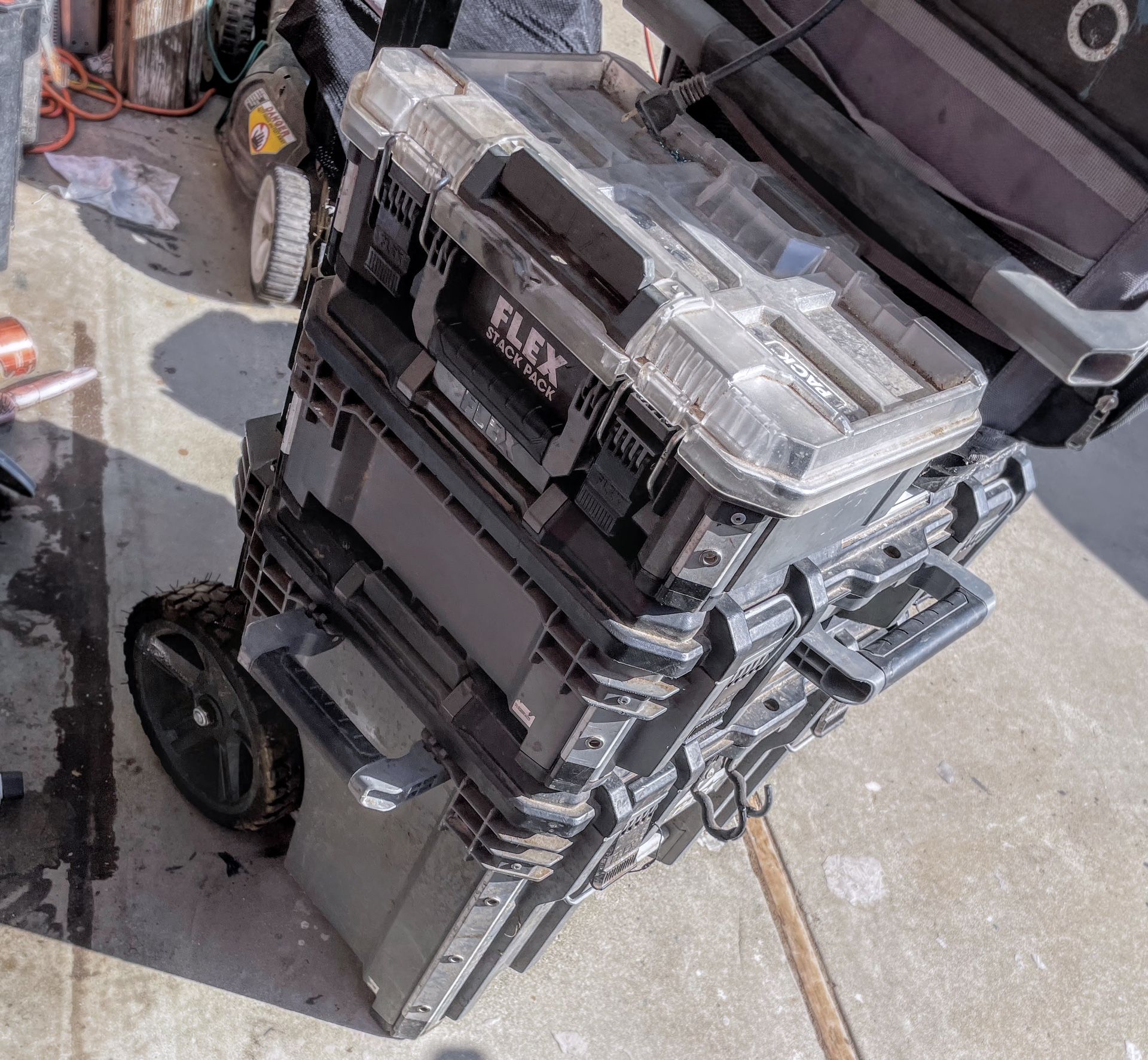 Flex Stack Rolling Stackable Tool Storage for Sale in Modesto, CA - OfferUp