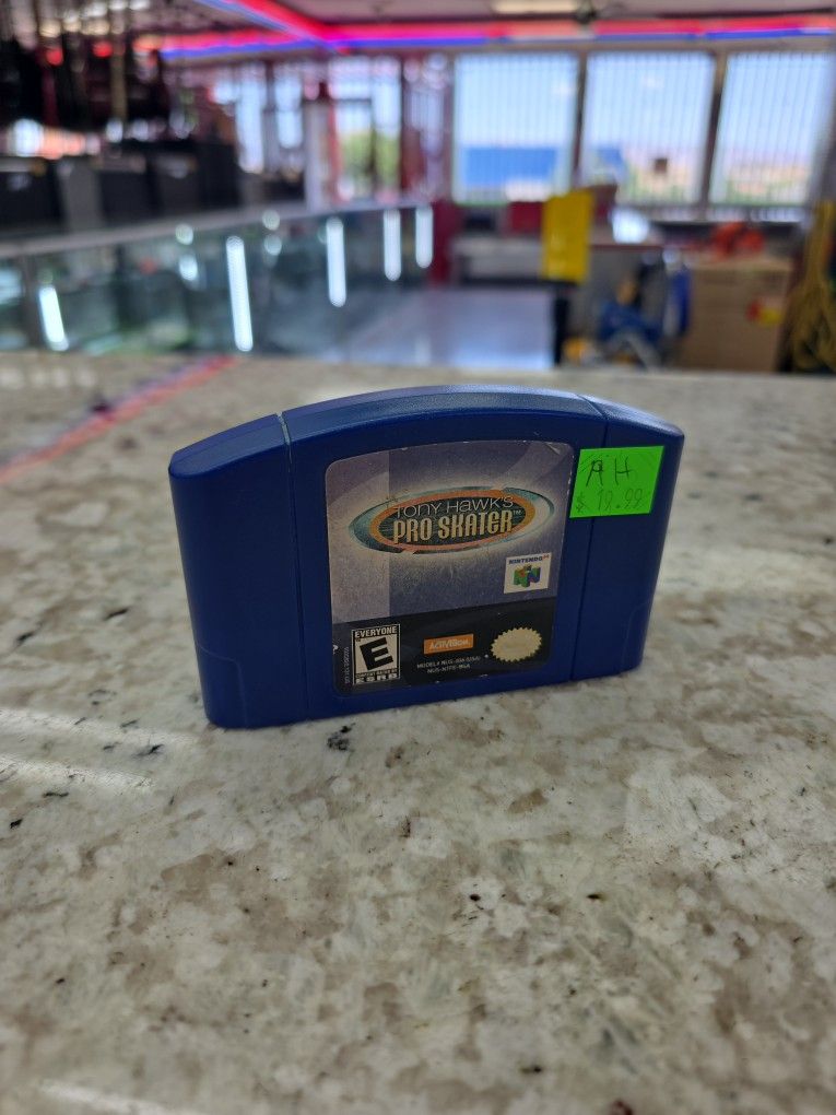 Tony Hawks Pro Skater for Nintendo 64 (Original) for Sale in ...