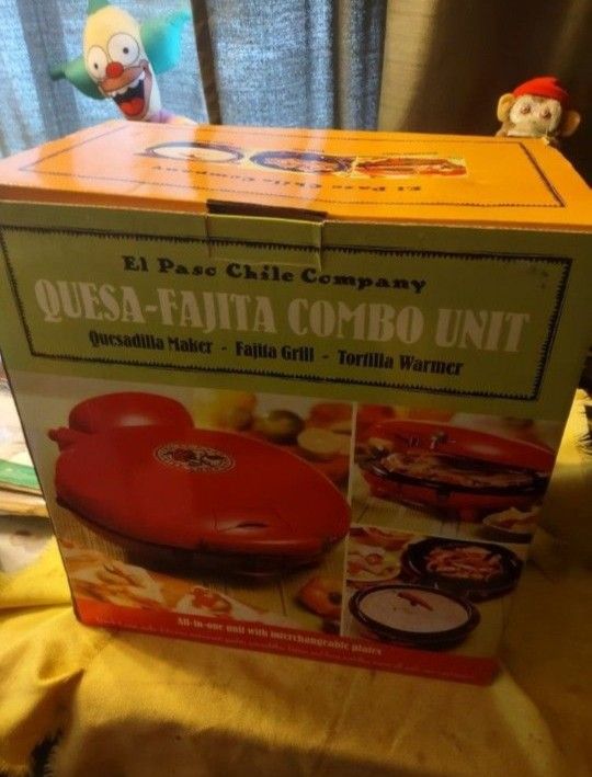 Brand New 3 In 1 Quesadilla Maker/Fajita Grill/Tortilla Warmer Great ...