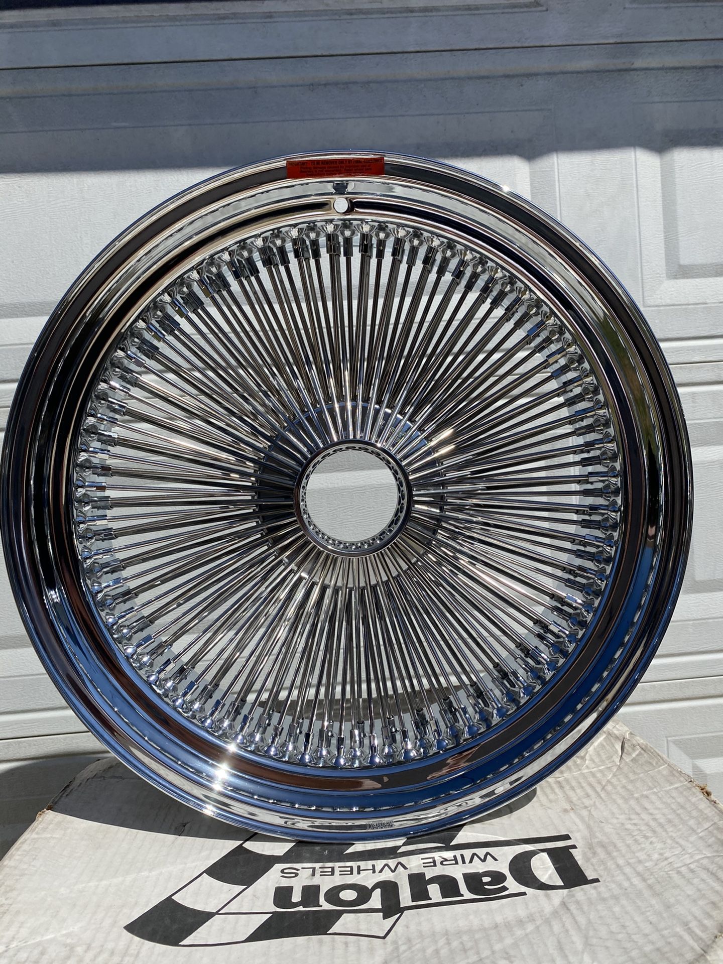 New 20 inch set of chrome 144 spoke Daytons Dayton wire whes for Sale ...