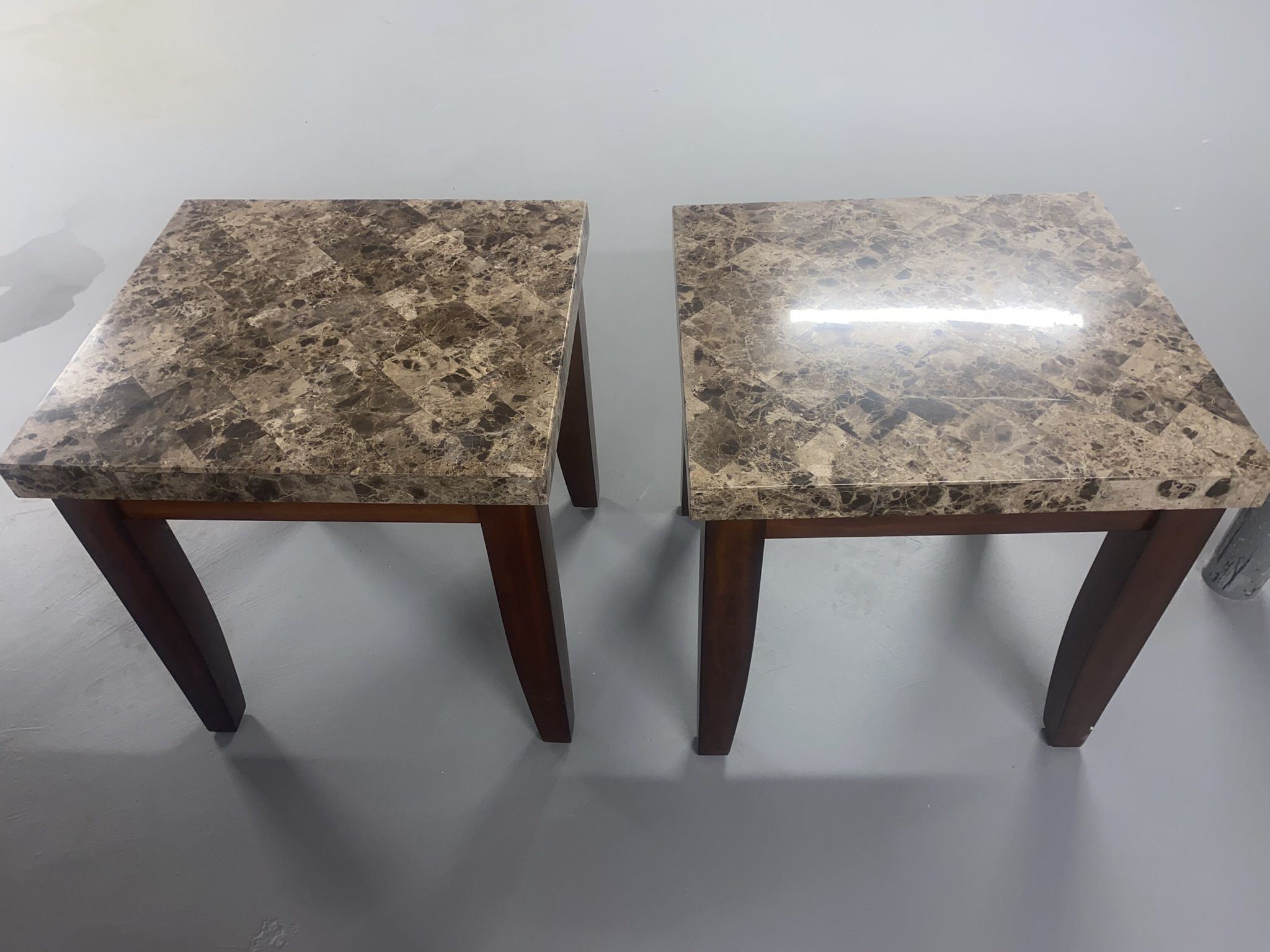 Granite Top Side Table
