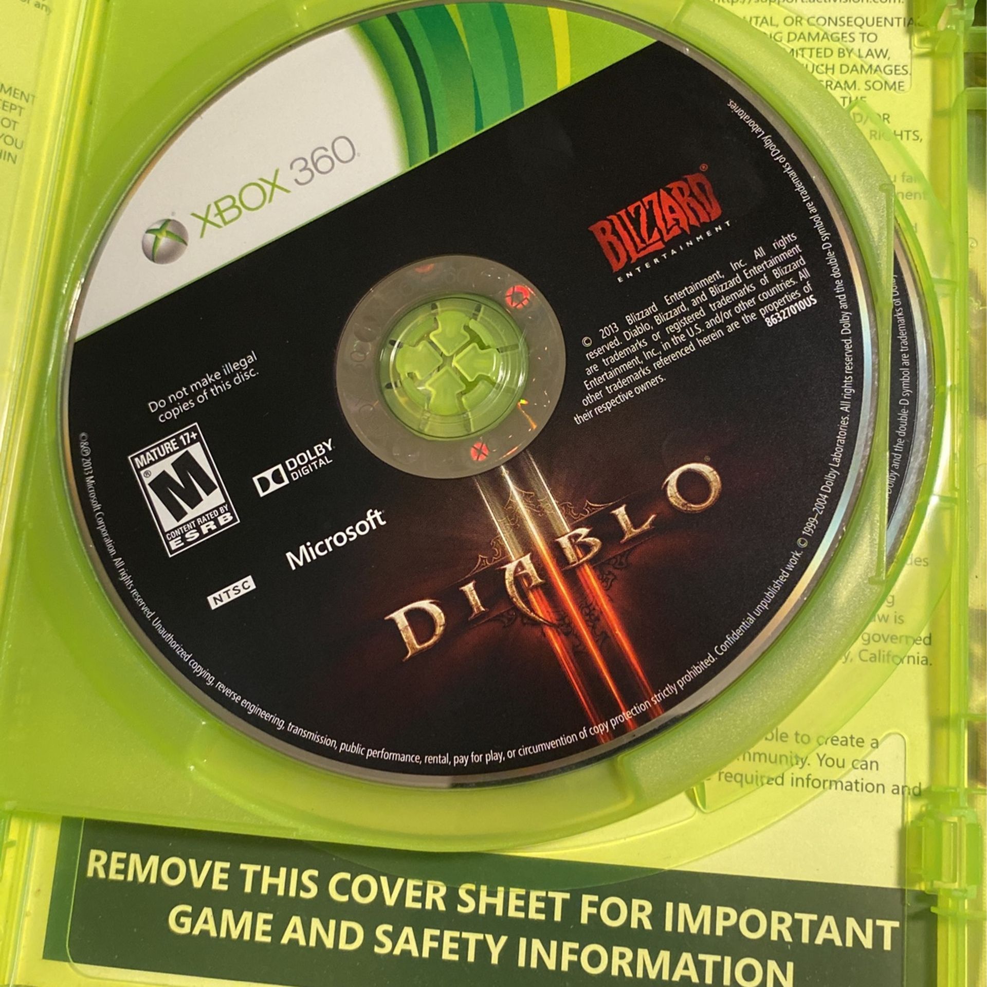 Diablo 3 And Black Ops 3 In A Ghost Case Because I Don’t Have The Cases ...