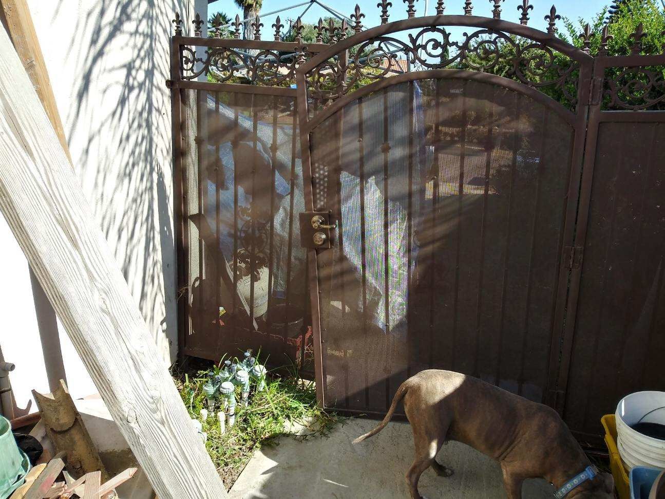 Wrought iron gate lock box and locks for Sale in CTY OF CMMRCE, CA ...