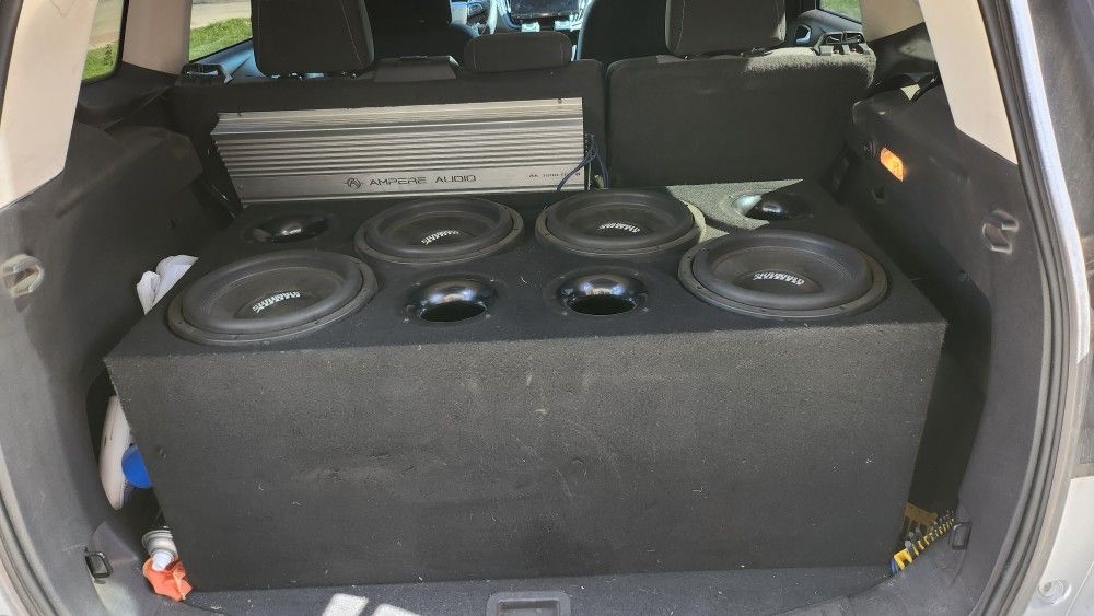 Four 10 Inch Sundown SA V3 Custom Box With 3800 Watt Amp for Sale in ...