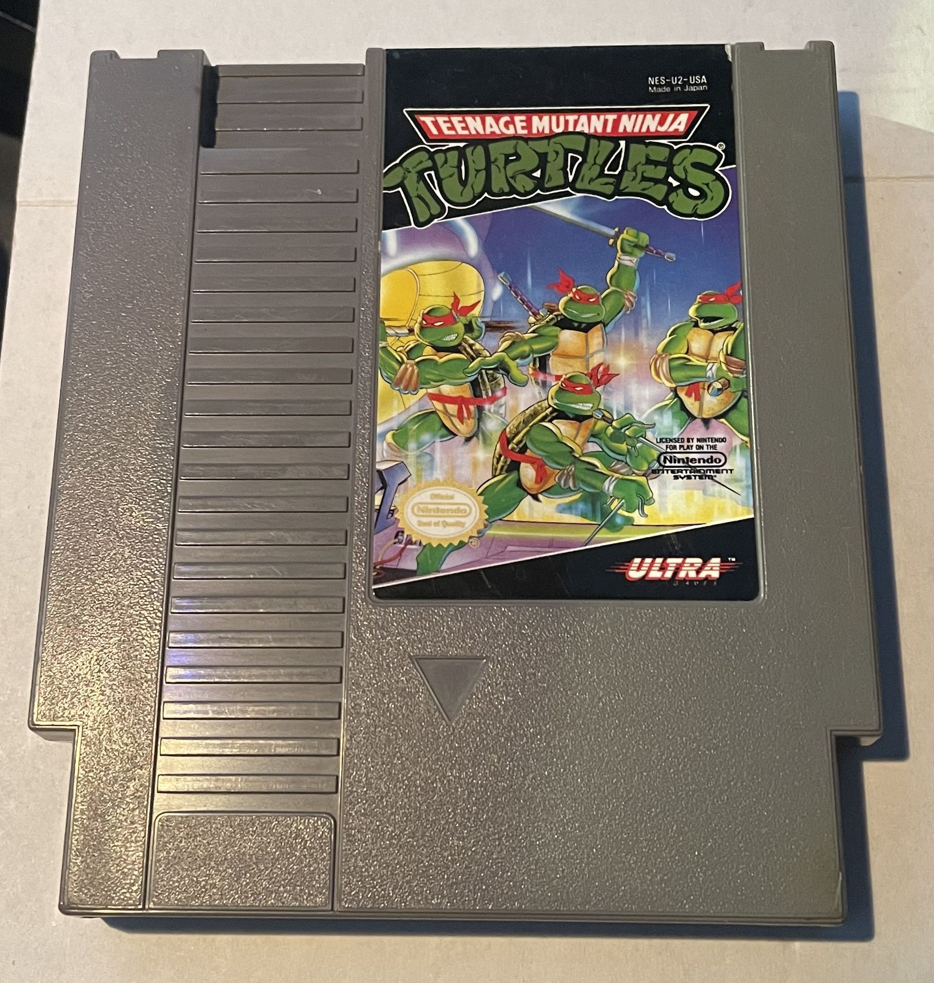 Teenage Mutant Ninja Turtles TMNT Nintendo NES 1989 Cartridge Tested ...