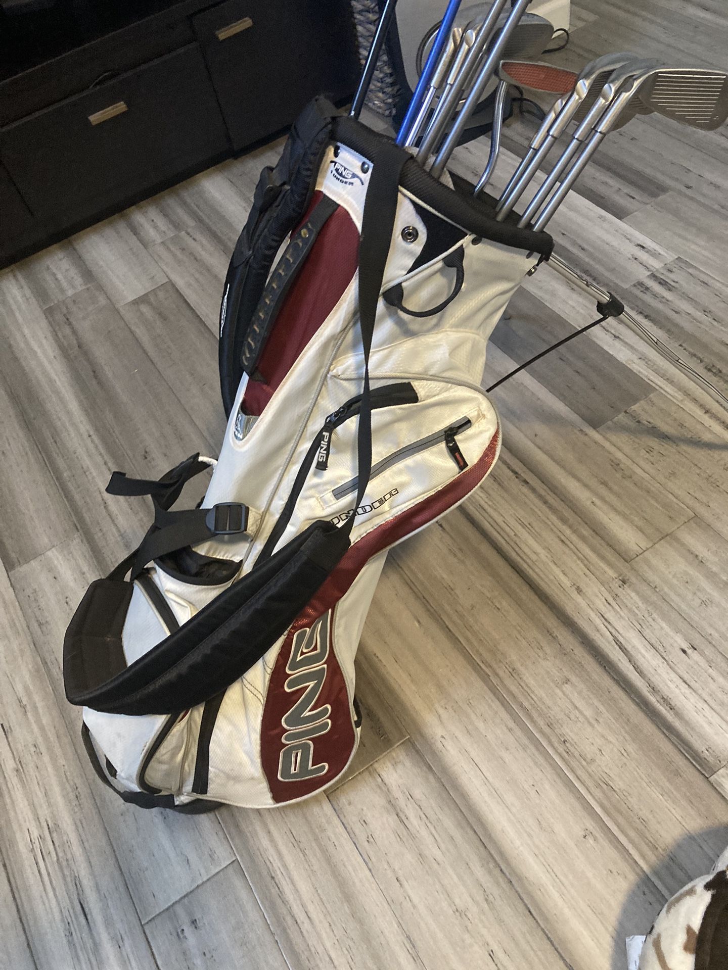 COMPLETE PING GOLF CLUB STARTER SET IRONS WOODS HYBRID DRIVER WEDGES ...