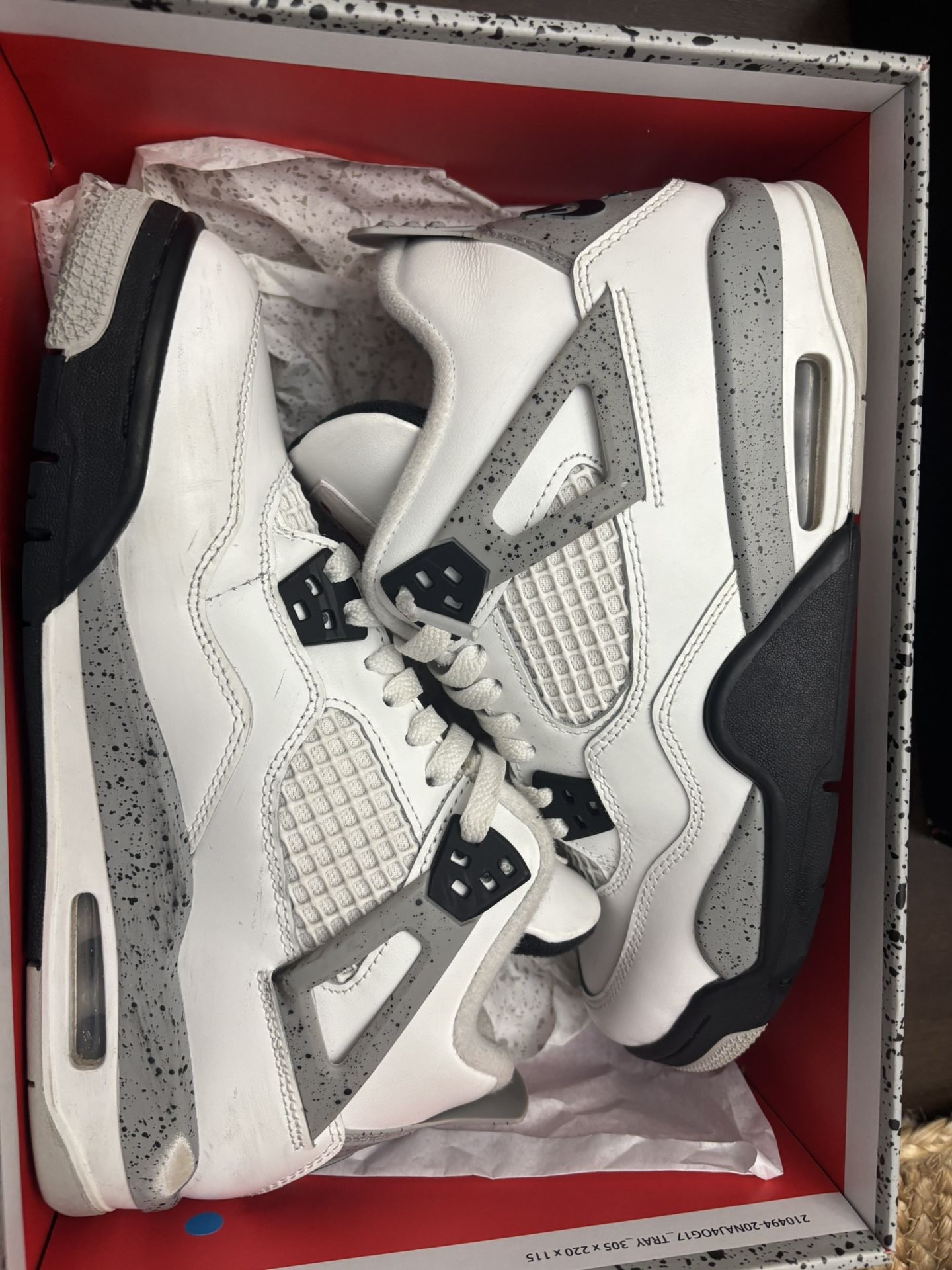 White Cement Jordan 4’s for Sale in Victorville, CA - OfferUp