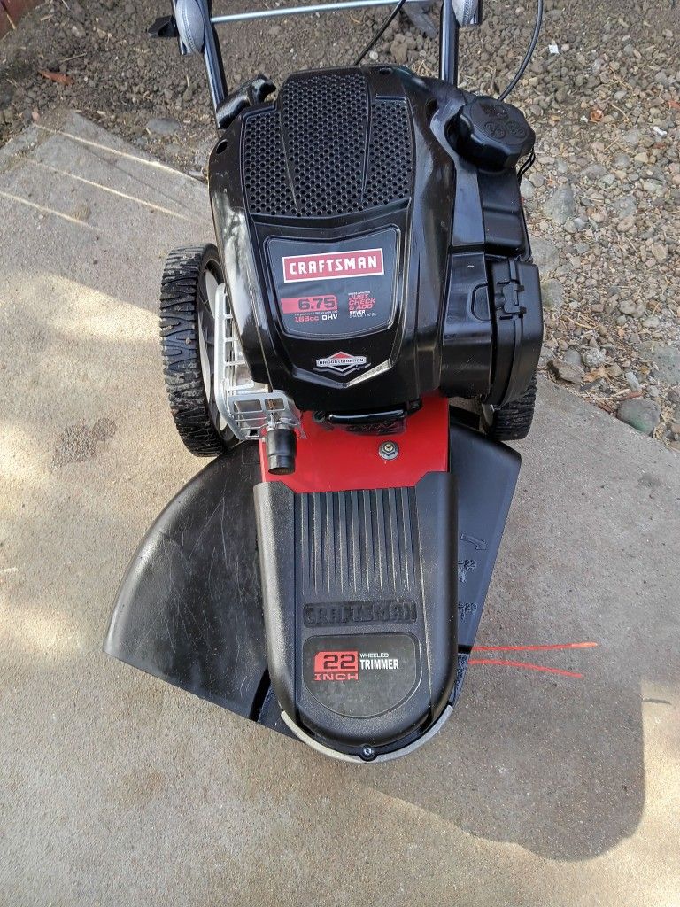 Craftsman 6.75HP Ready Start Pull & Go Weed Trimmer Mower for Sale in ...